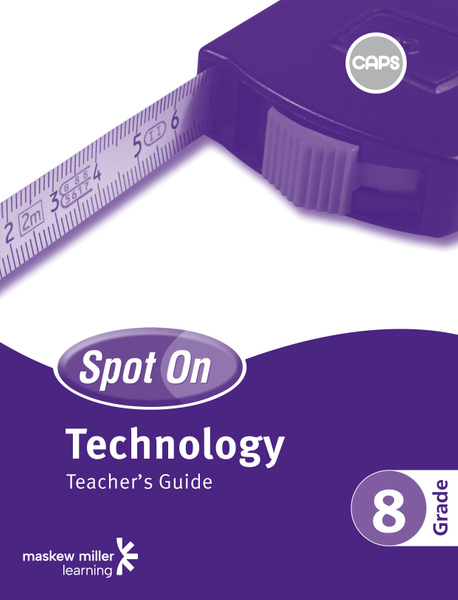 Spot On Technology Grade 8 Teacher’s Guide ePDF (1-year licence) – DC eBOOKS