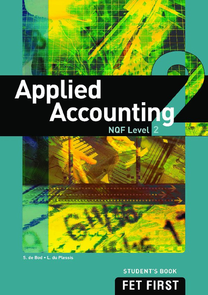 Applied Accounting NQF2 Students Book – Department: Basic Education ...