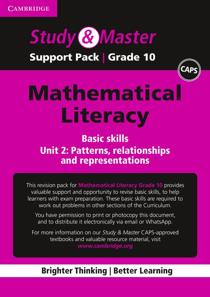 Study & Master Mathematical Literacy Grade 10 Solutions â€“ Unit 1_Numbers and calculations with ...