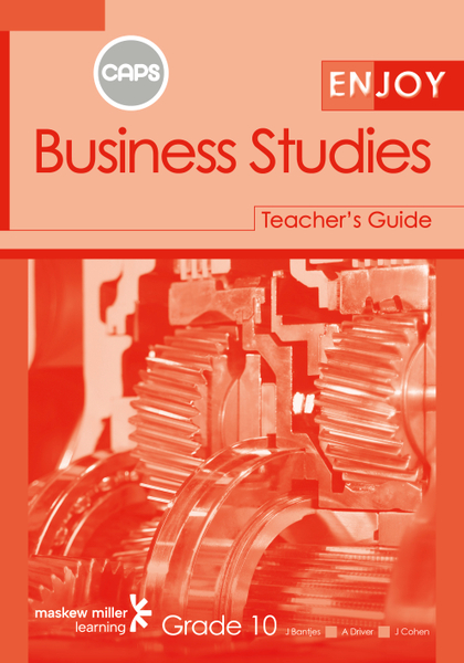 Enjoy Business Studies Grade 10 Teacher’s Guide ePDF (1-year licence ...