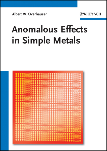 Anomalous Effects in Simple Metals – DC eBOOKS