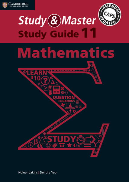 Study & Master Mathematics Grade 11 Study Guide – Department: Basic ...