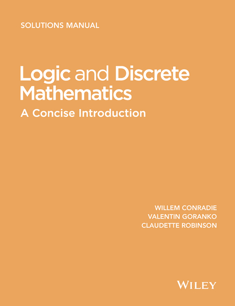 Logic and Discrete Mathematics – DC eBOOKS