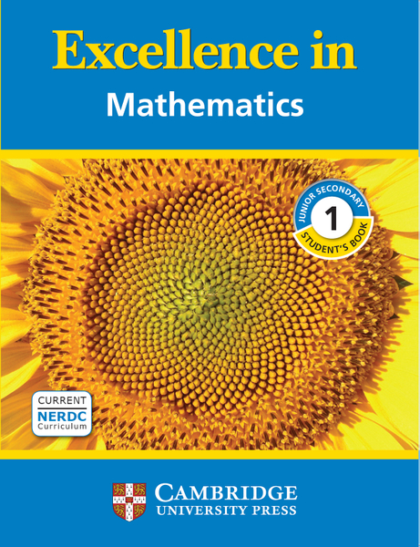 Excellence in Mathematics Junior Secondary 1 Student’s Book – DC eBOOKS